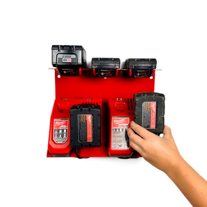 Milwaukee M18 Double Charger and Battery Mount – Proper Tool Co.